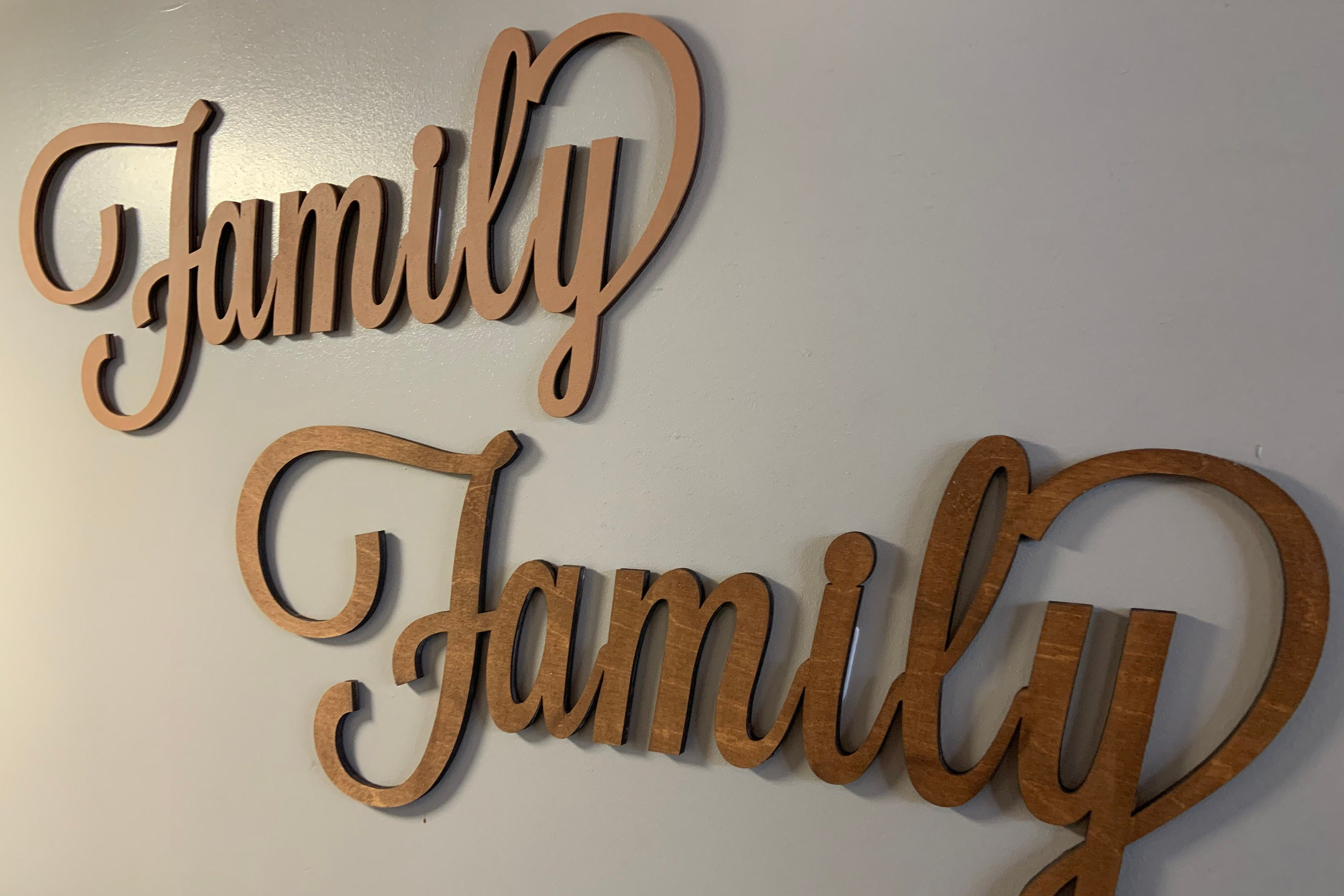 Wooden Family Sign family Farmhouse Decor farmhourse Wall | Etsy