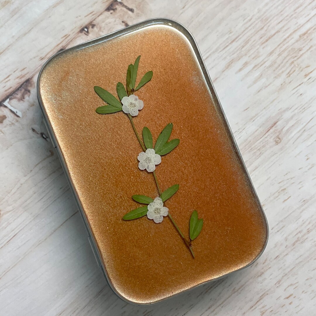 Decorative Tin, Copper, Resin, Plum Blossom, Bush Clover, White Flowers ...