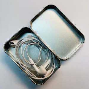 Decorative Tin, Storage Box, Metal Tin, Forget Me Not, Blue Flowers ...