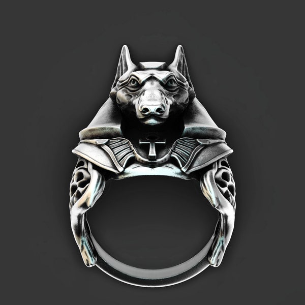 Anubis Ring - Etsy