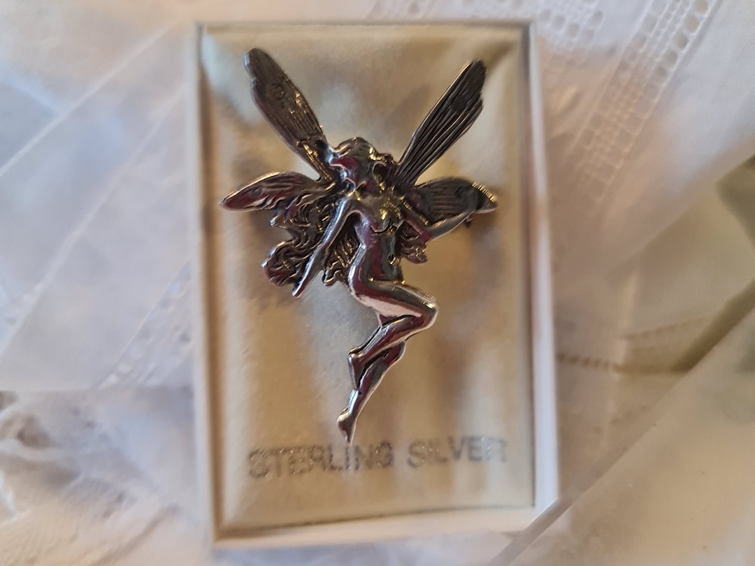Art Deco Style Fairy Brooch - Etsy