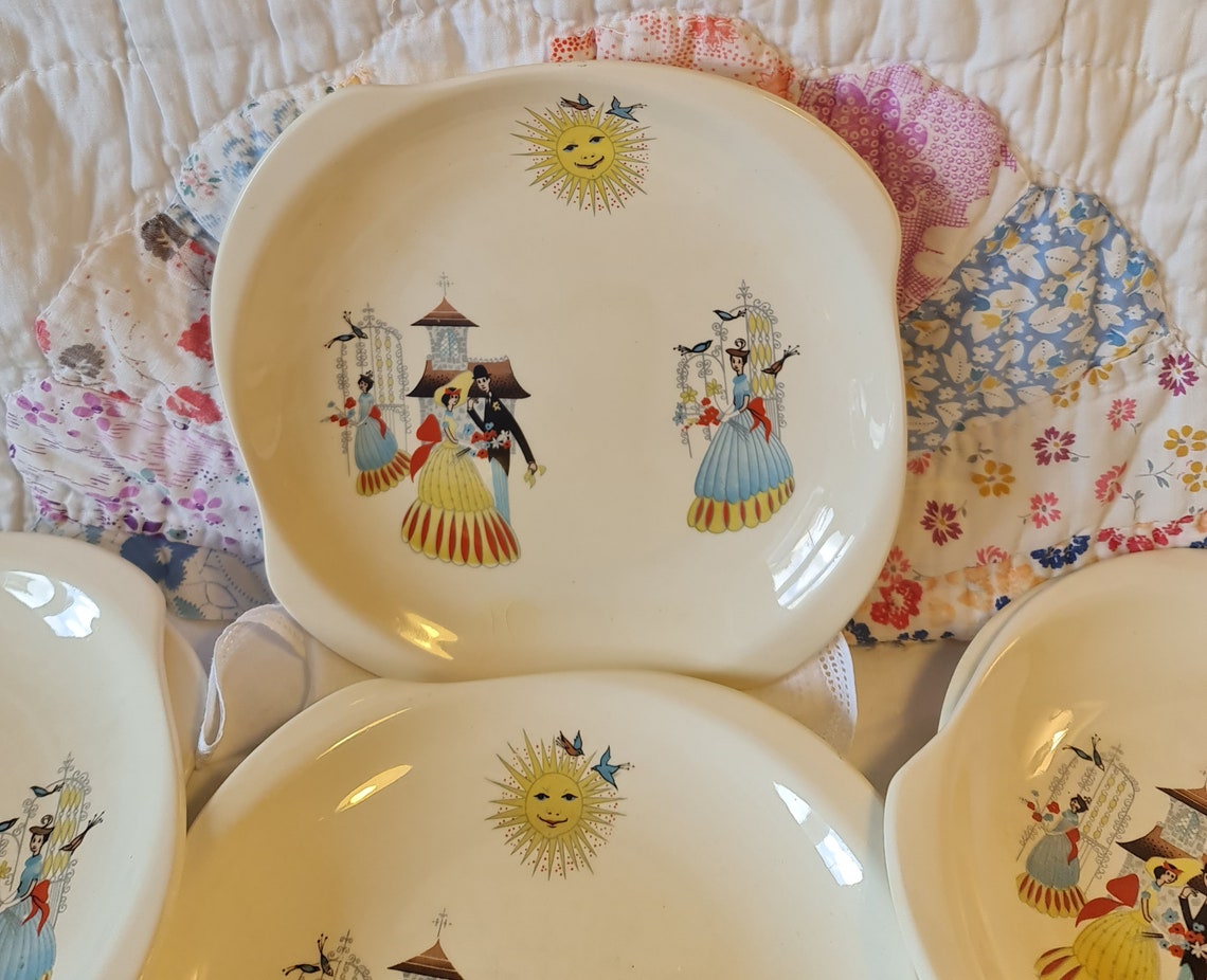 Set of Six Beswick Plates - Etsy