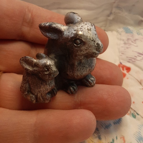 Pewter Rabbit - Etsy UK