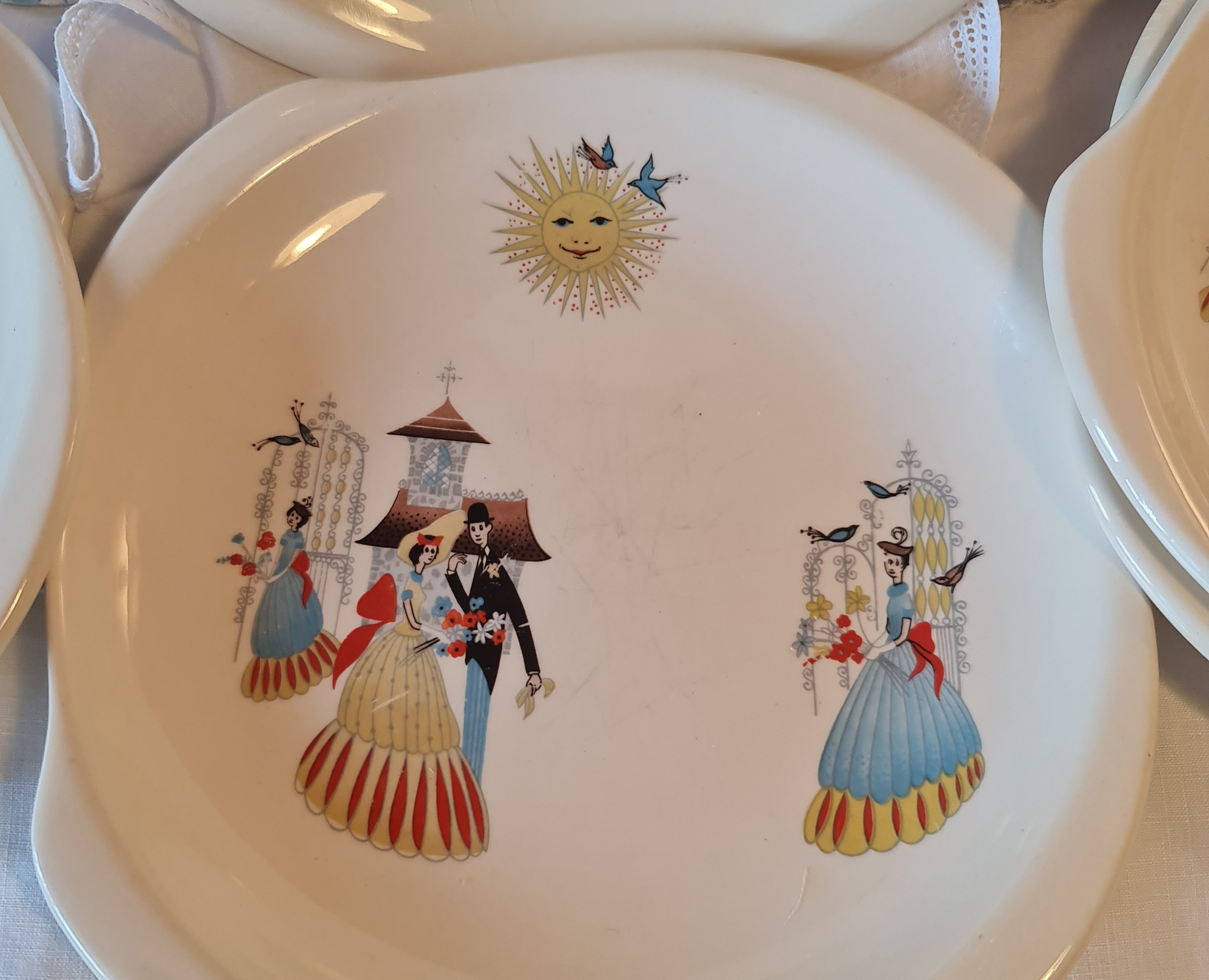 Set of Six Beswick Plates - Etsy