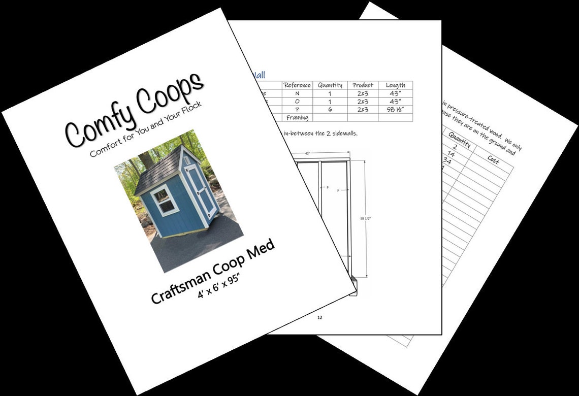 Shed Plans Easy DIY 4X6 PDF | Etsy