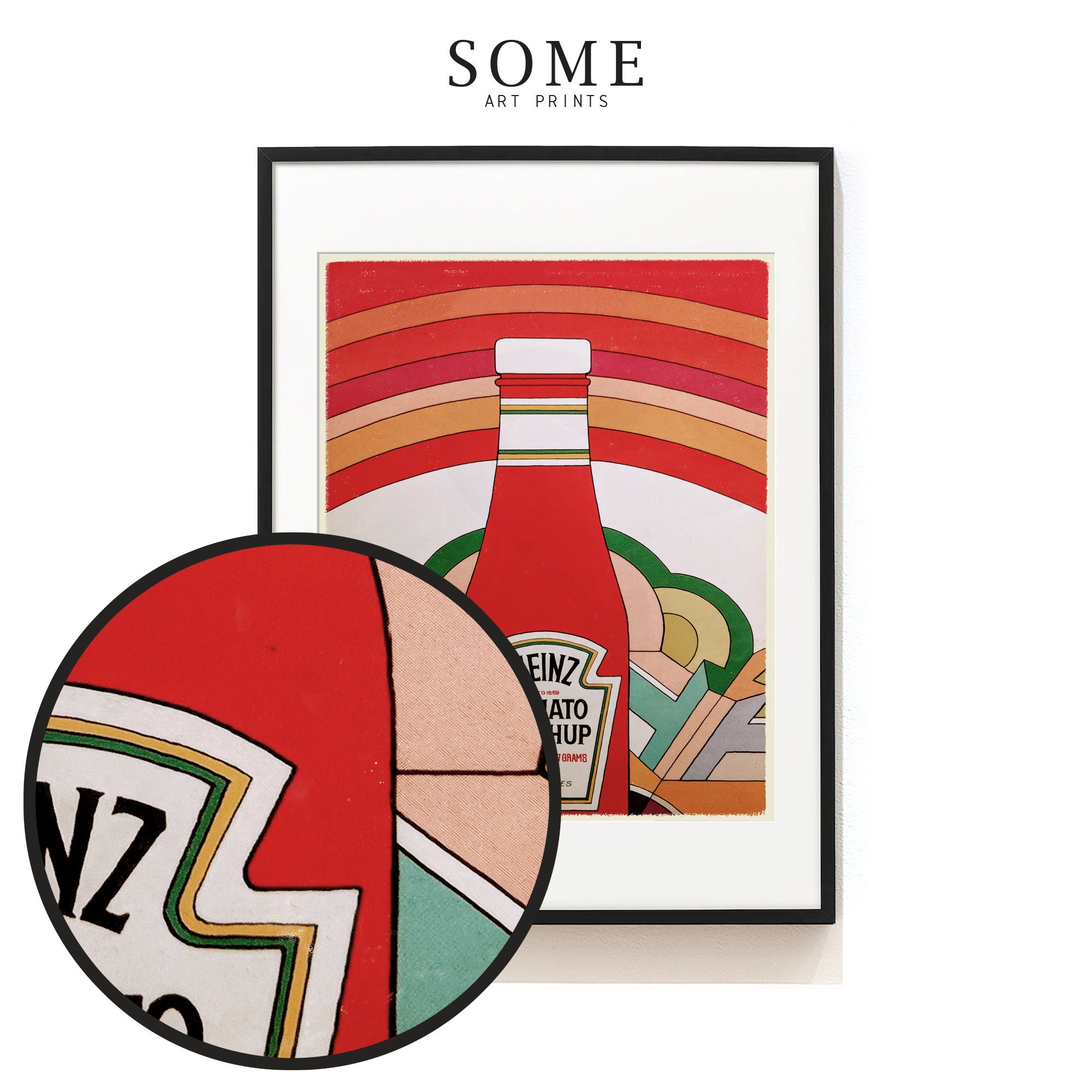 Retro Heinz Ketchup and Mustard Poster . Vintage Ketchup - Etsy