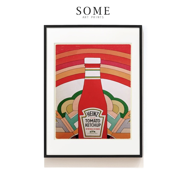 Scared Ketchup Art - Etsy