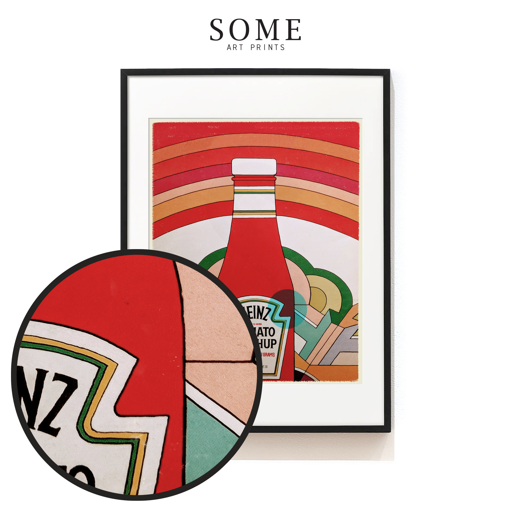 Heinz Ketchup Print . Kitchen Decor . Food Art . Kitchen Art . Foodie ...