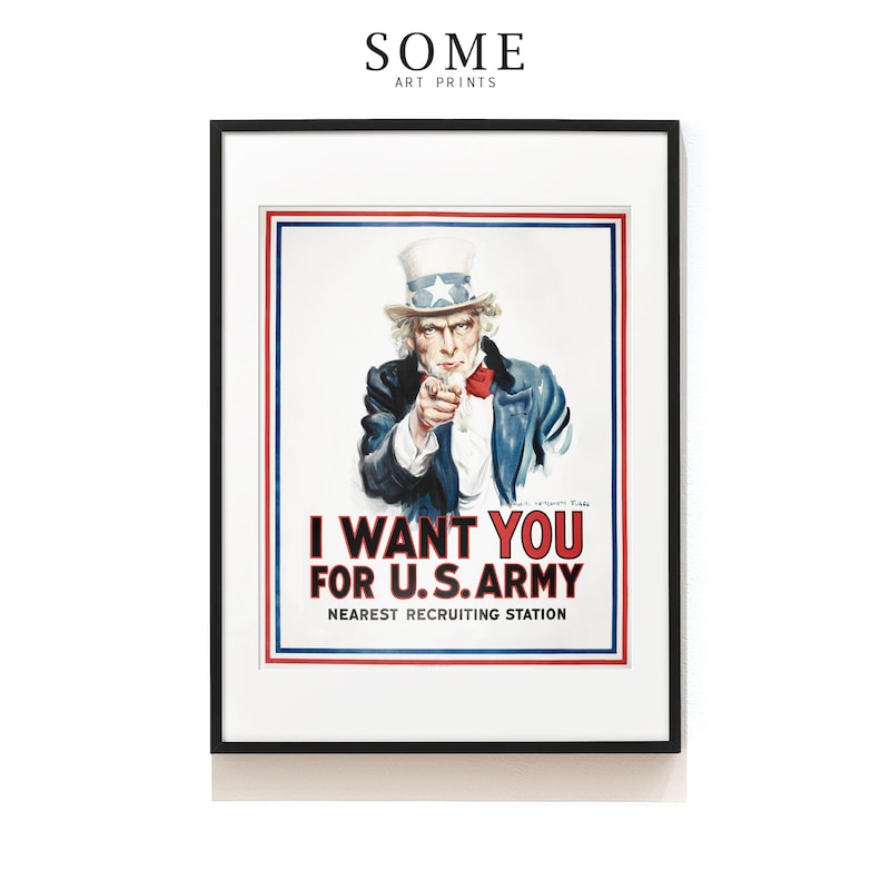 Uncle Sam Poster - Etsy