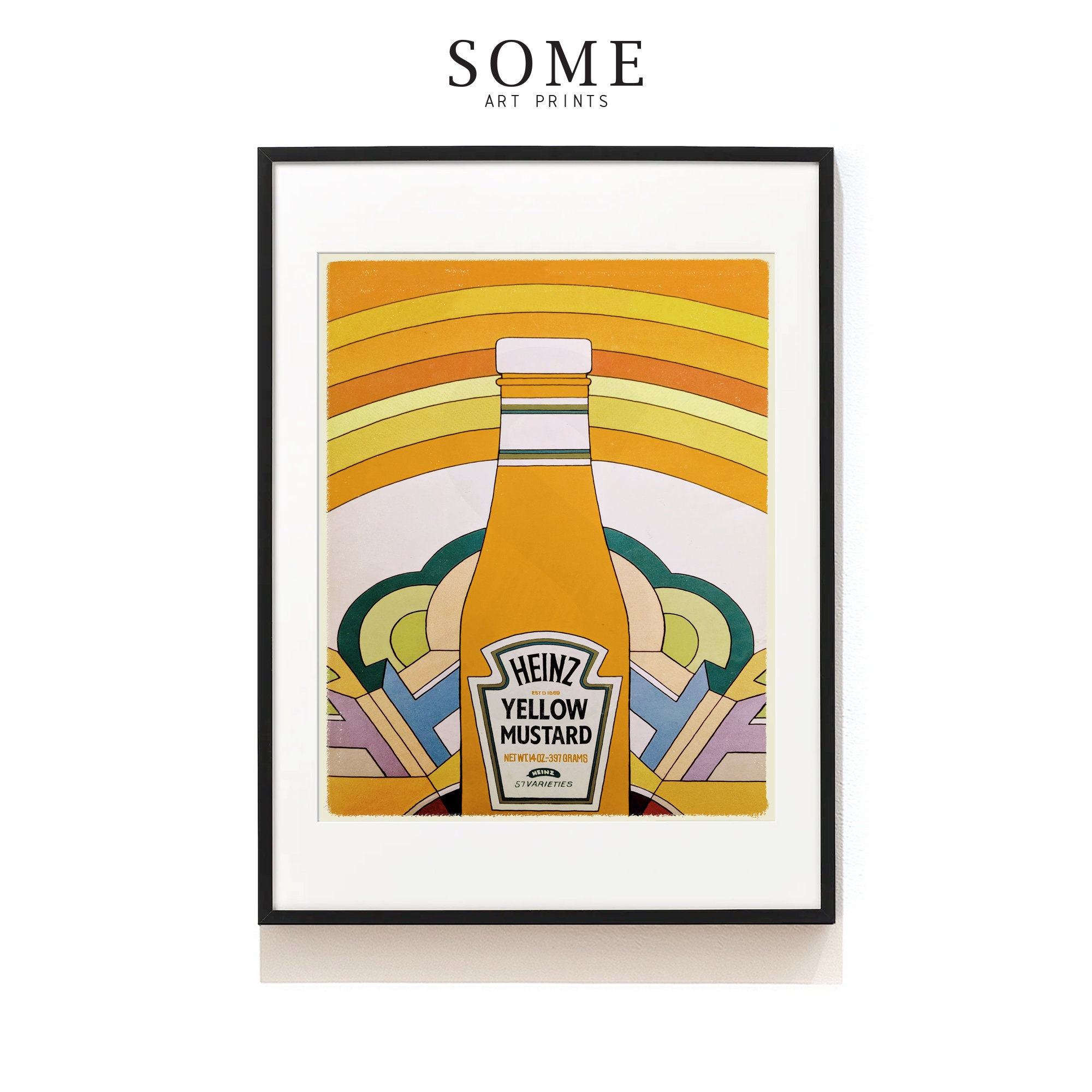 Retro Heinz Ketchup and Mustard Poster . Vintage Ketchup - Etsy