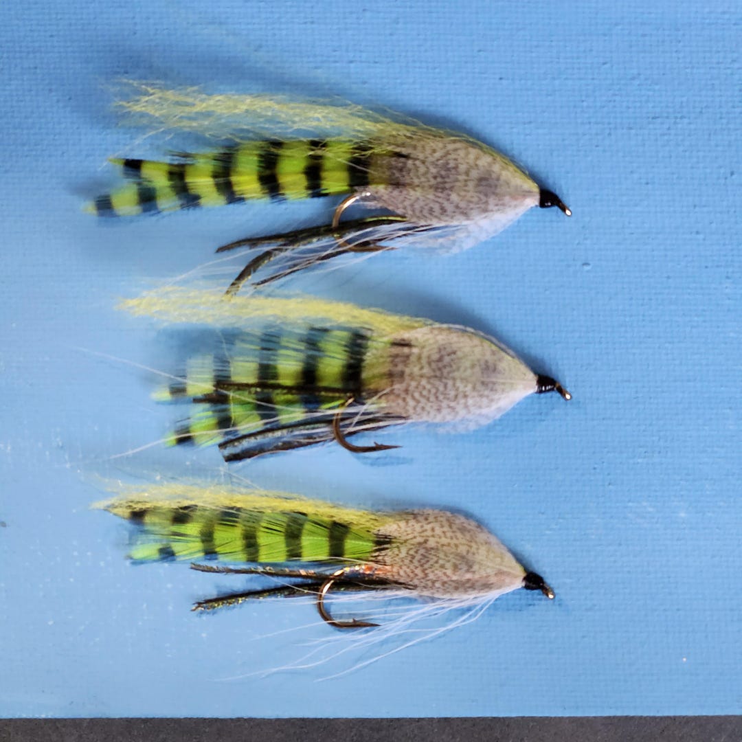 Green Ghost Streamer Fly ~ Trout Fly ~ Made in Maine ~ Fly Fishing - Etsy