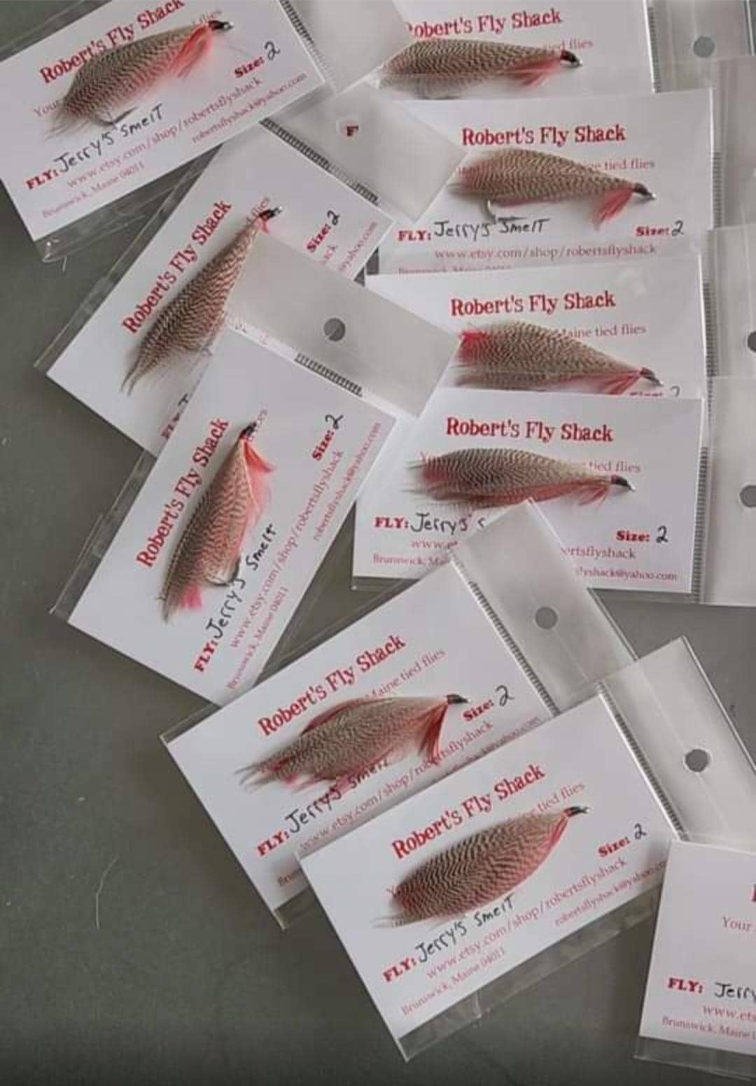 Jerrys Smelt Streamer ~ Trout Fly ~ Fly Fishing ~ Tied in Maine - Etsy