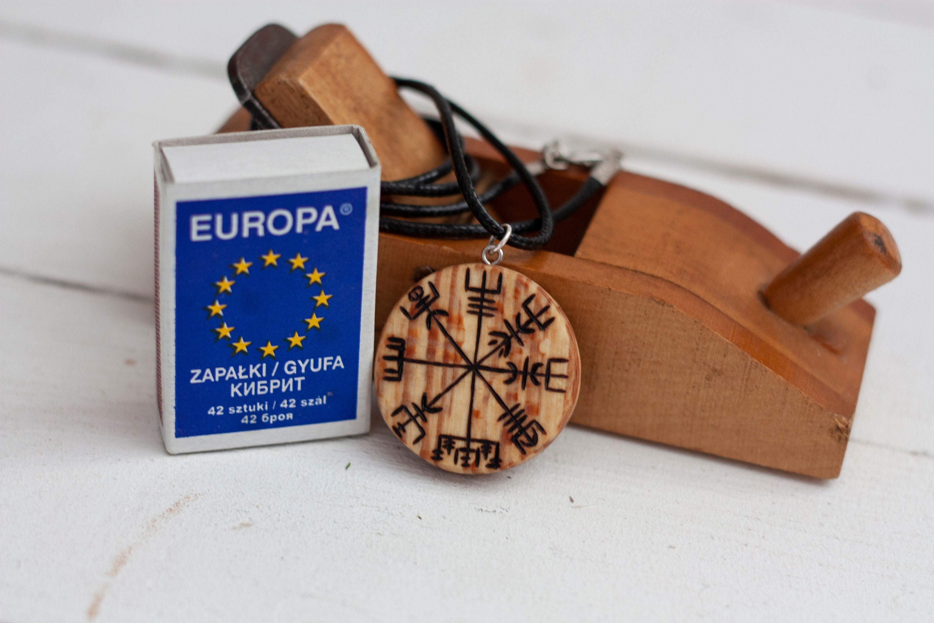 Viking Compass Amulet for Man/ Viking Pendant/ Keychain - Etsy