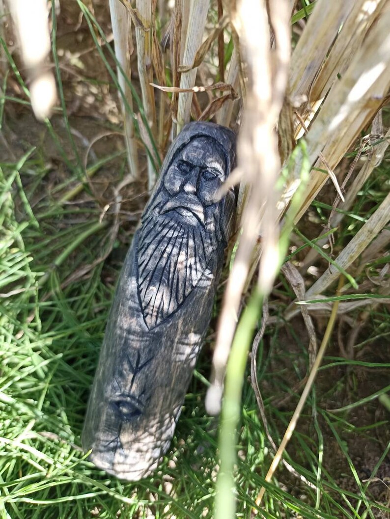 Druid/ God Lugh Statue/ Wooden Figure of Celtic God/ Altar - Etsy