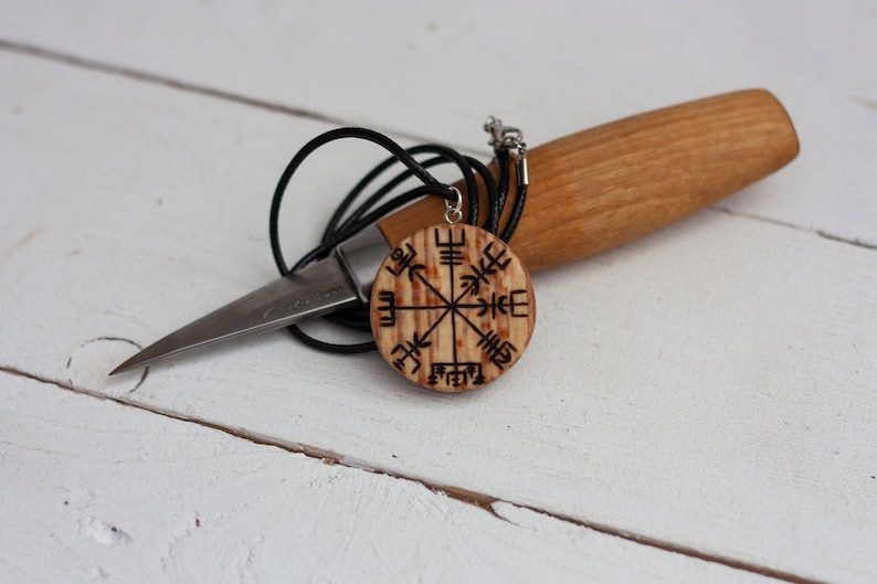 Viking Compass Amulet for Man/ Viking Pendant/ Keychain - Etsy