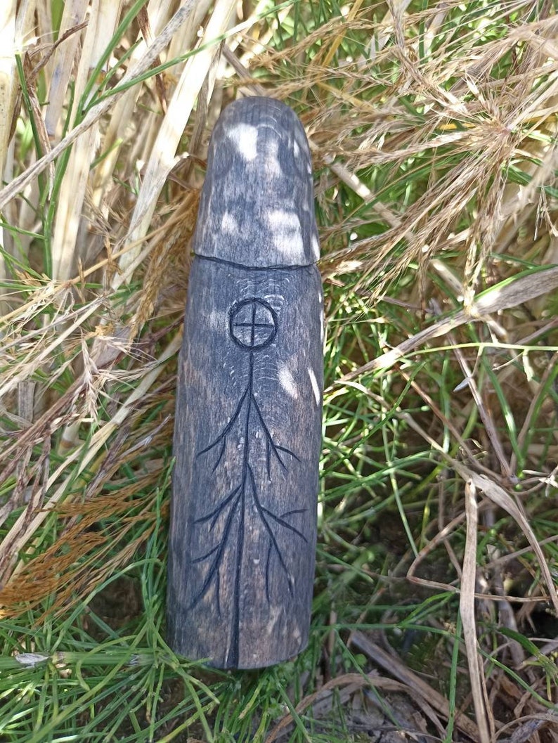 Druid/ God Lugh Statue/ Wooden Figure of Celtic God/ Altar - Etsy