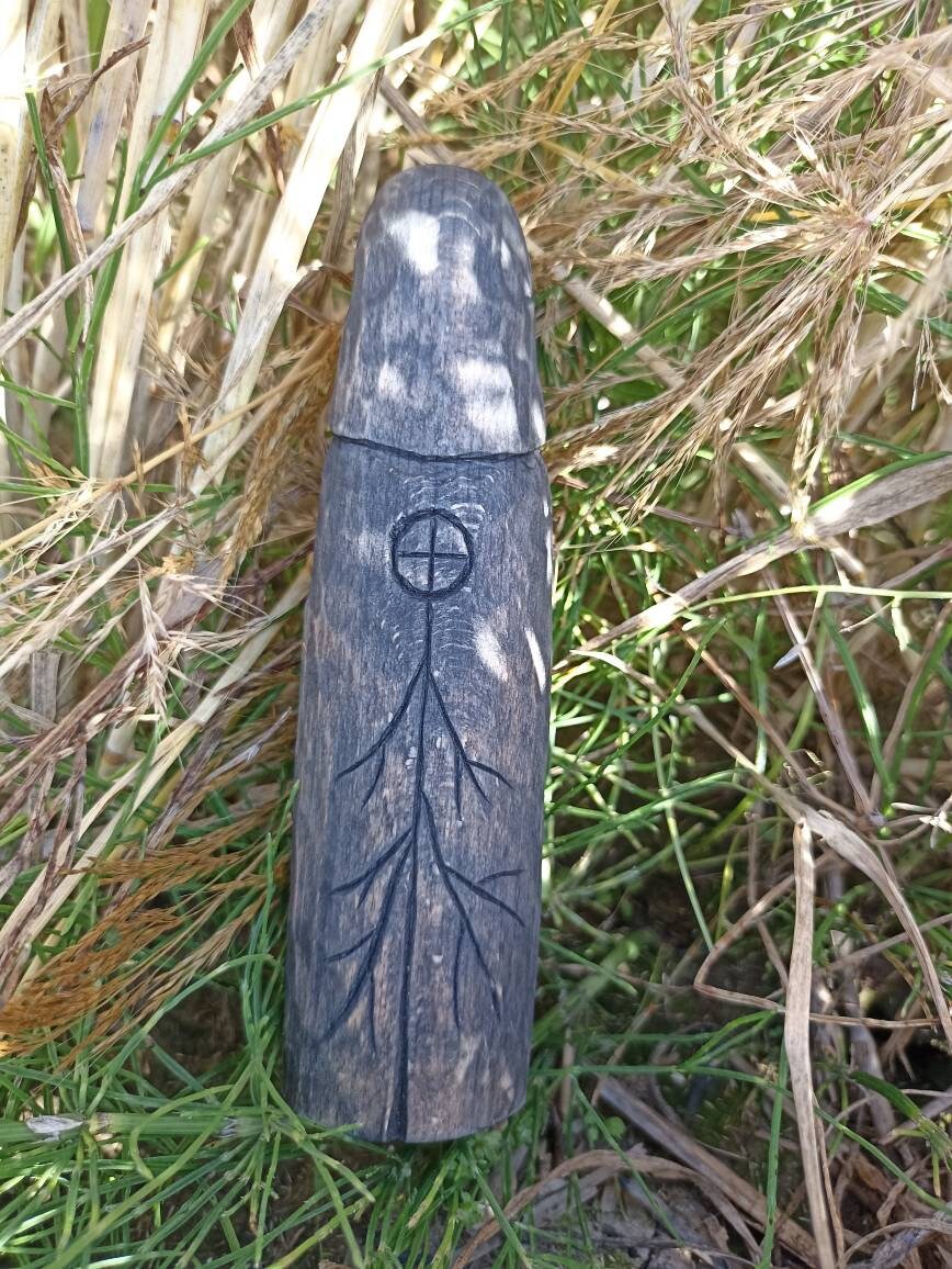 Druid/ God Lugh Statue/ Wooden Figure of Celtic God/ Altar - Etsy