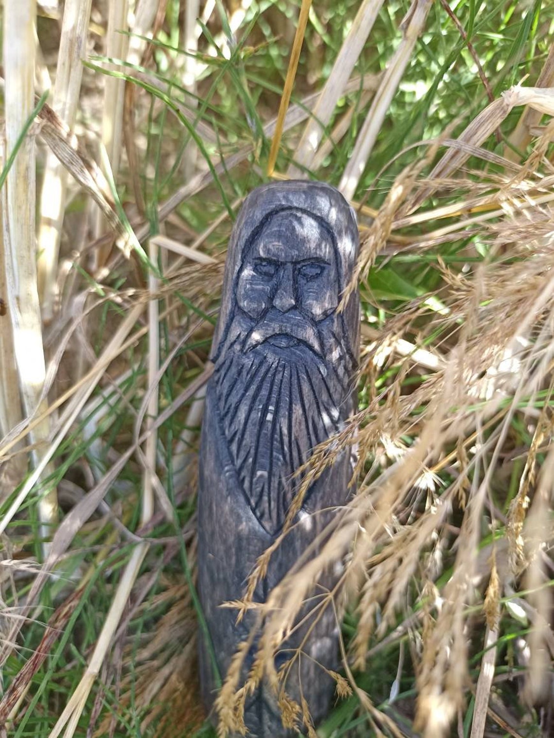 Druid/ God Lugh Statue/ Wooden Figure of Celtic God/ Altar - Etsy