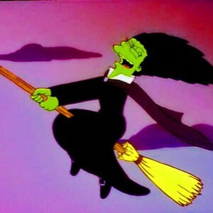 Marge Simpson Witch Soft Enamel Pin 1.25 Treehouse of Horror Salem ...