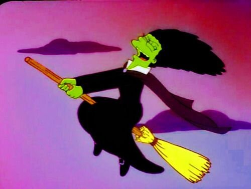 Marge Simpson Witch Soft Enamel Pin 1.25 Treehouse of Horror Salem ...