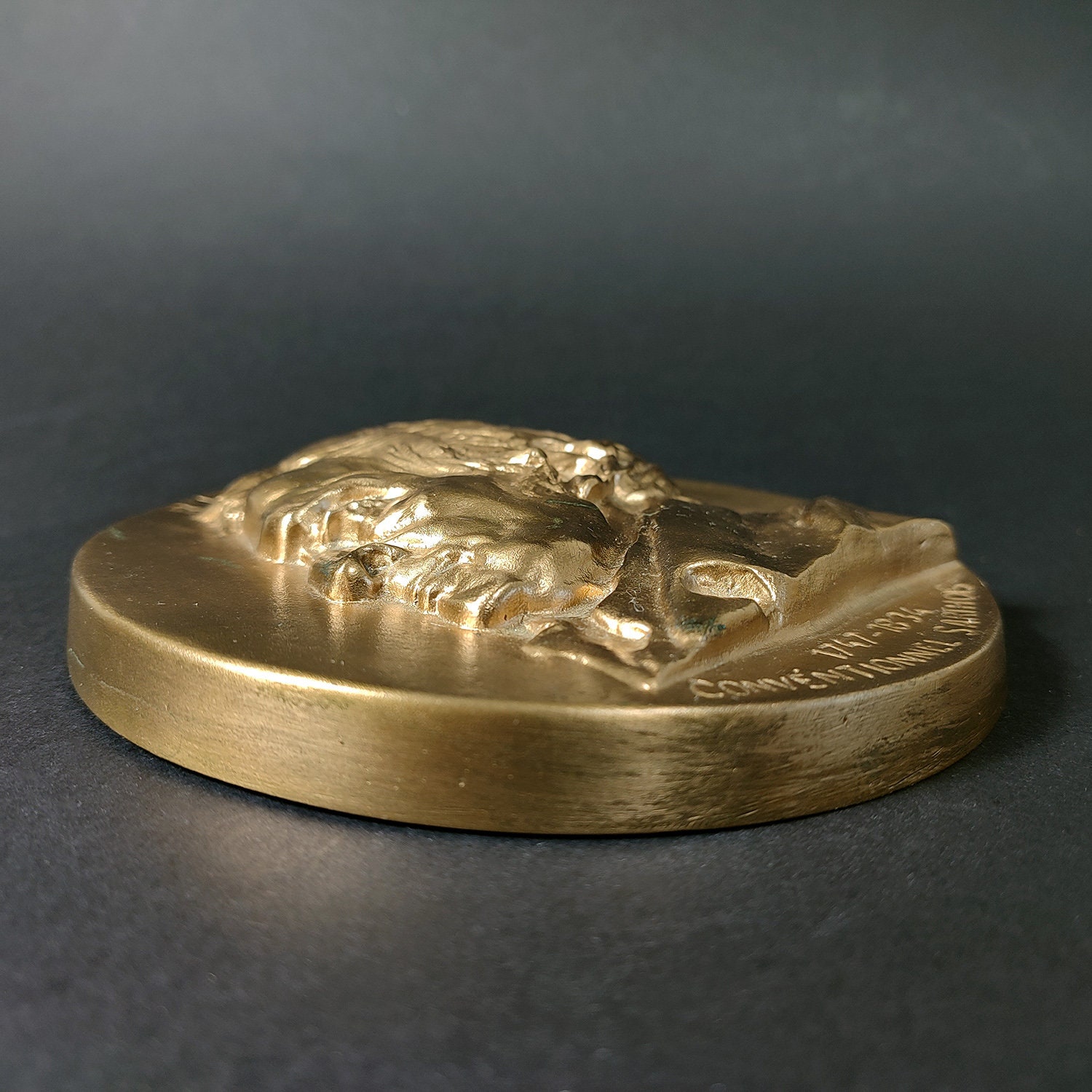 RENE LEVASSEUR. Medal Bronze. 1.29 Kg 2.84 Lbs 15.5 Cm 6.1 In - Etsy