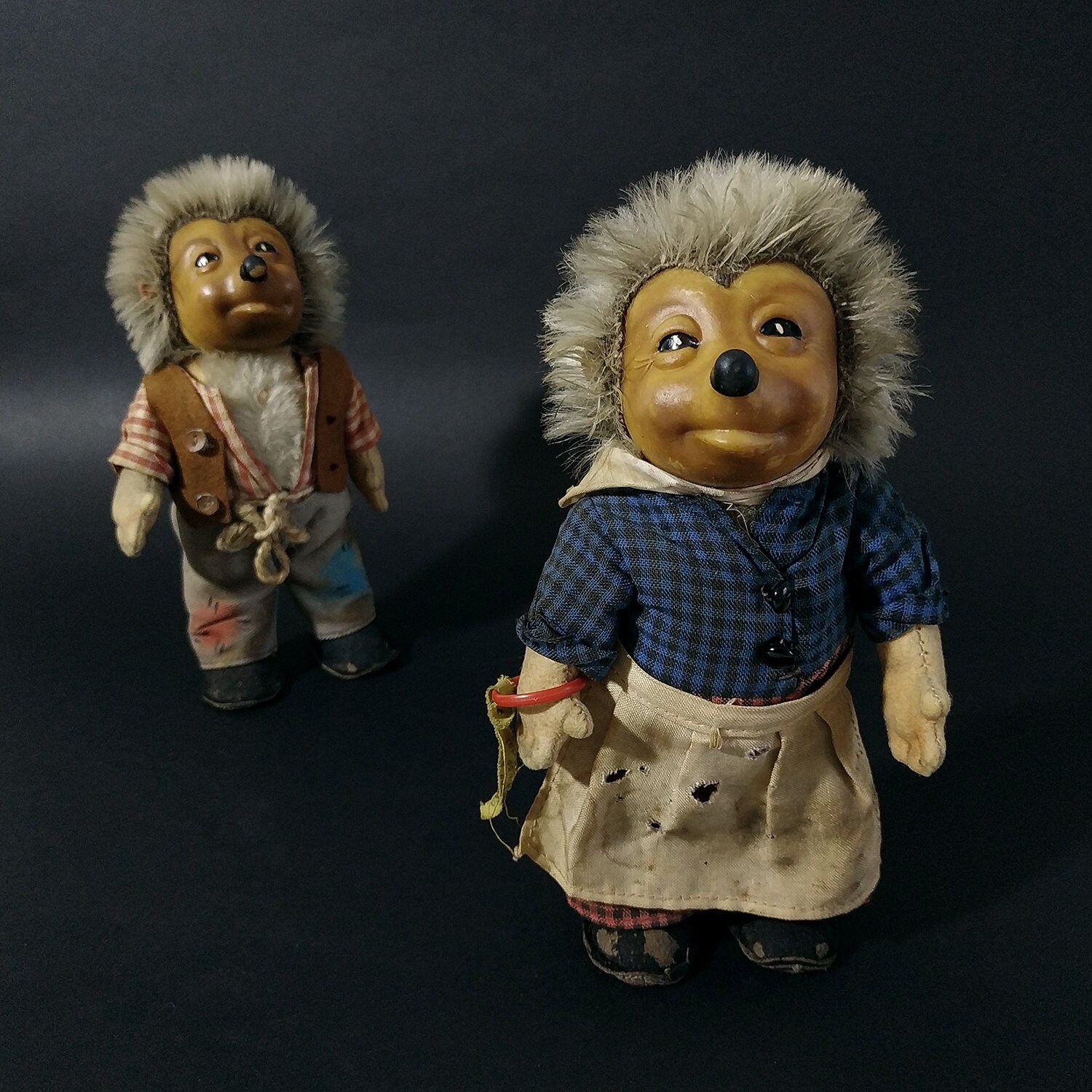 MECKI and MICKI by STEIFF. Vintage Hedgehog Dolls. Germany. - Etsy