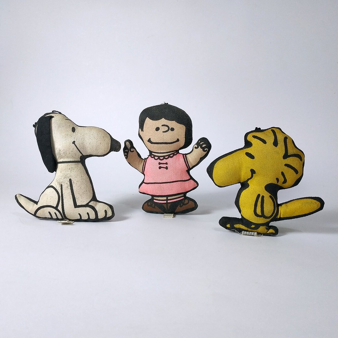 PEANUTS Snoopy Woodstock Clara. Vintage Stuffed Toys by - Etsy