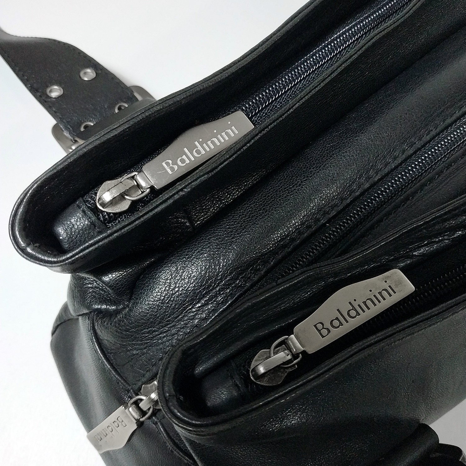BALDININI © Authentic Vintage Women's Leather Handbag. Made in Italy - Etsy