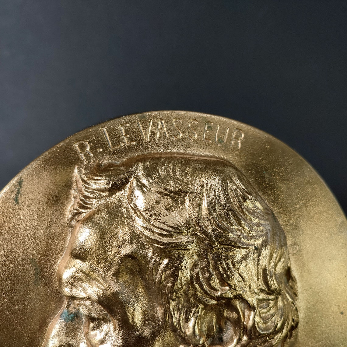 RENE LEVASSEUR. Medal Bronze. 1.29 Kg 2.84 Lbs 15.5 Cm 6.1 In - Etsy