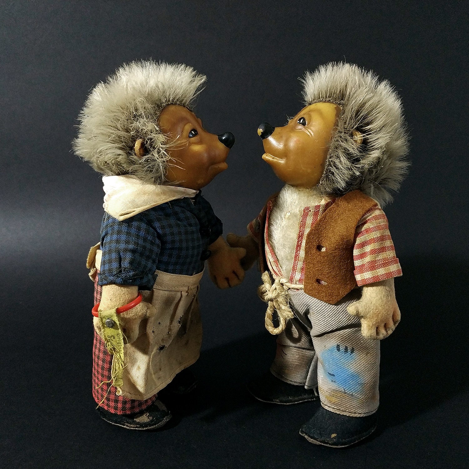 MECKI and MICKI by STEIFF. Vintage Hedgehog Dolls. Germany. - Etsy