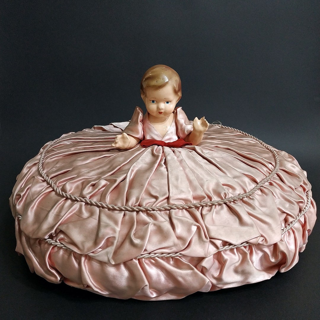 ARADEANCA. Antique Doll. Papier Mache. Wood Wool / Straw Stuffing Body ...