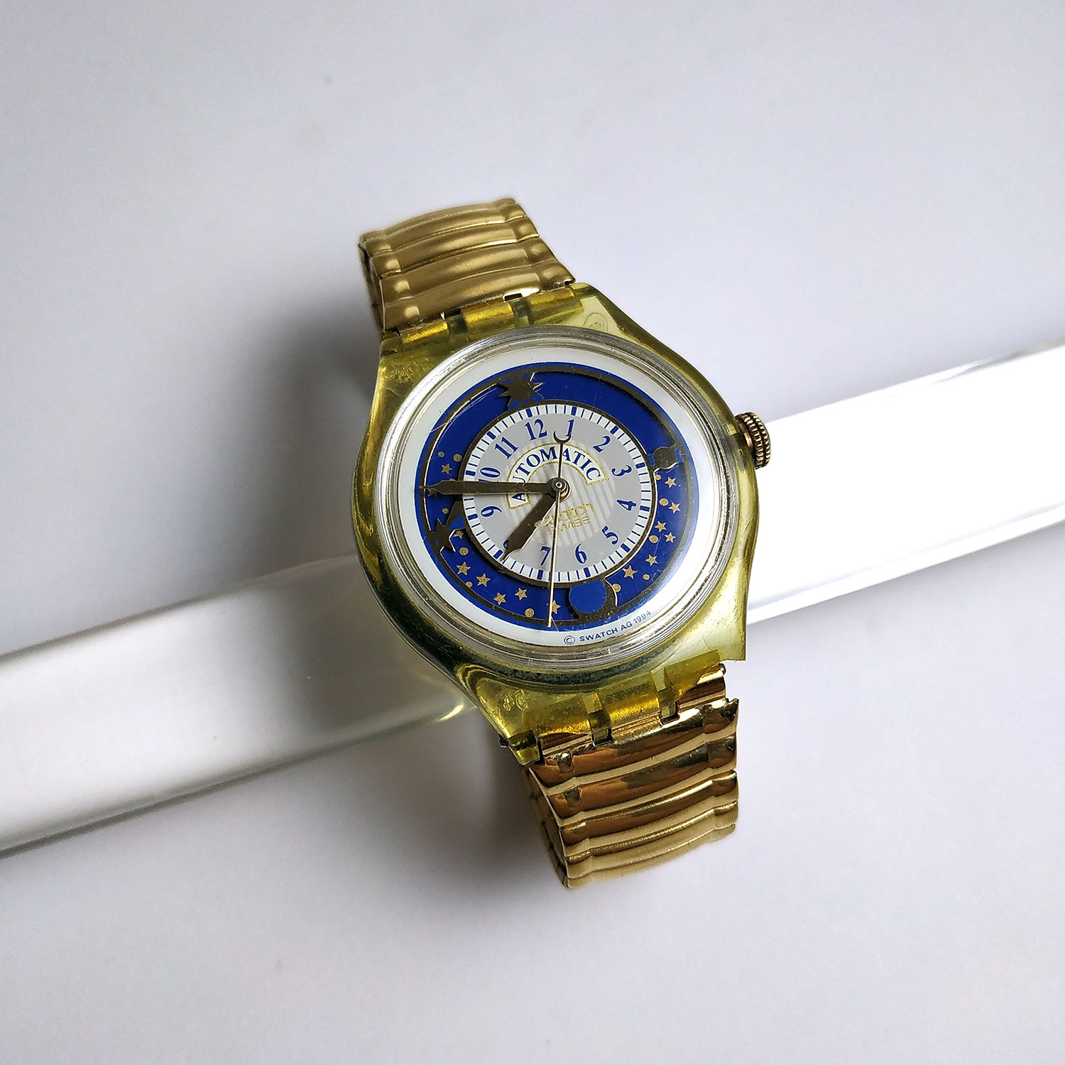 SWATCH SWISS AUTOMATIC Wristwatch. Stretch /elastic Bracelet. - Etsy