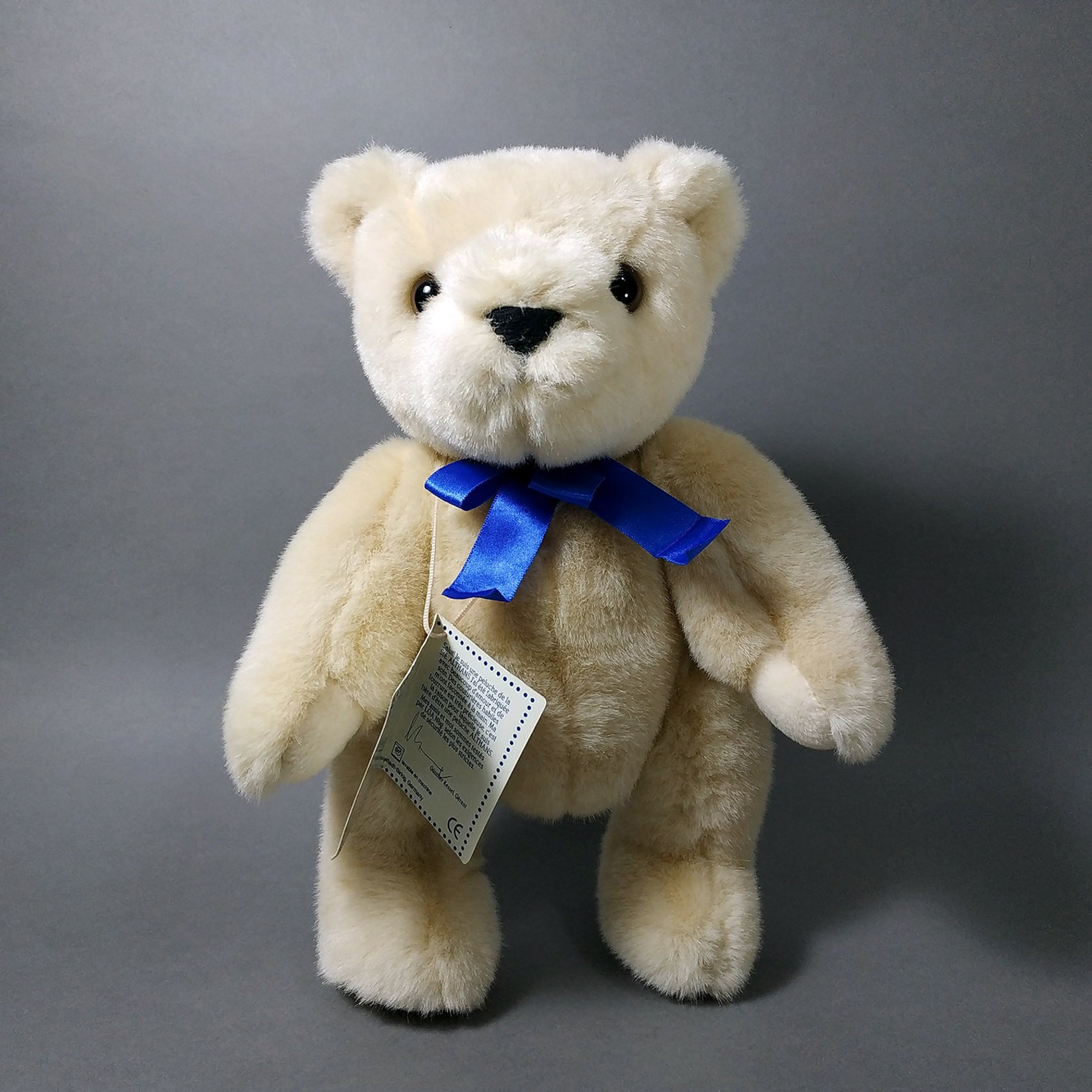 MIKI Teddy Bear. Vintage Plush Stuffed Toy by Althans Club. 1992 ...