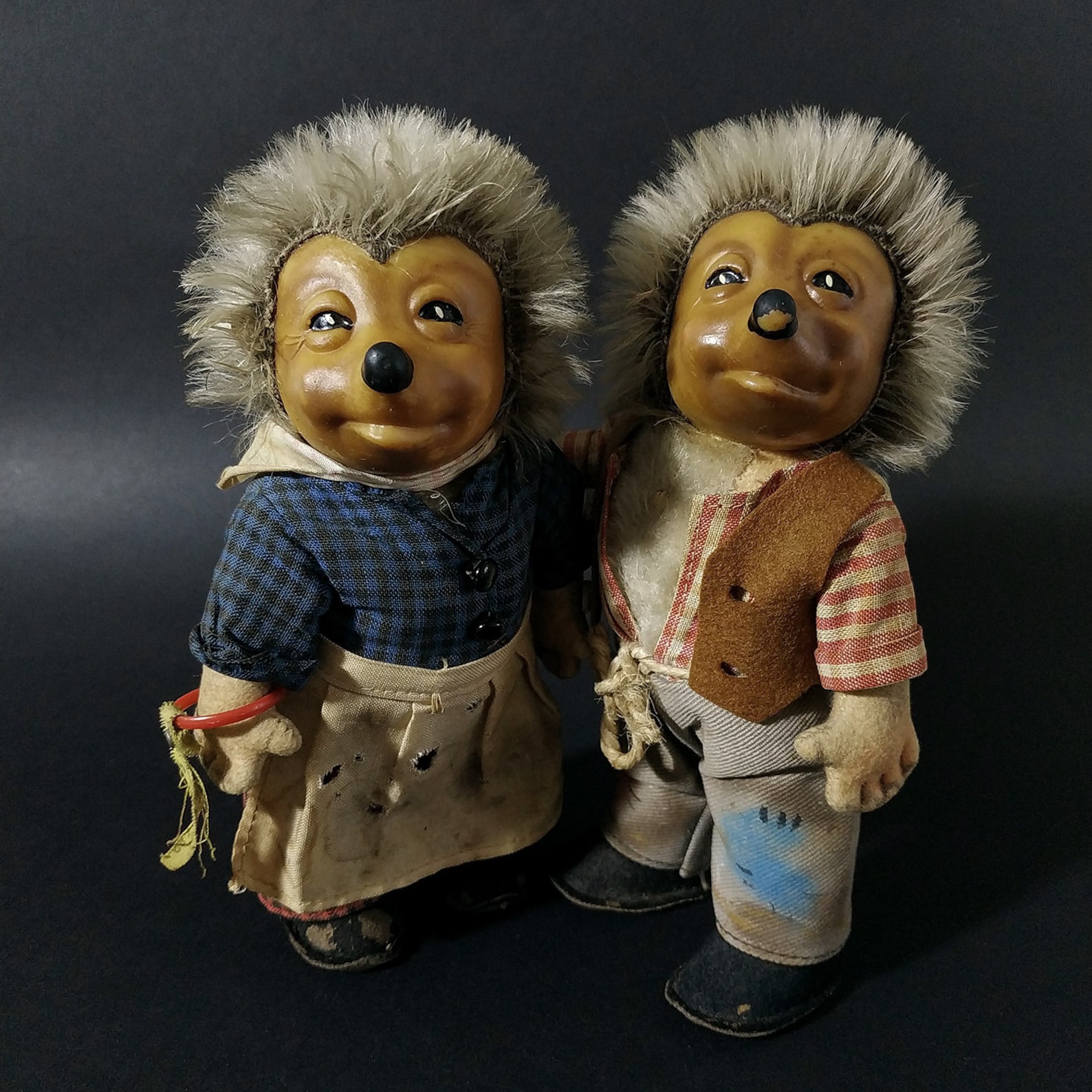 MECKI and MICKI by STEIFF. Vintage Hedgehog Dolls. Germany. - Etsy