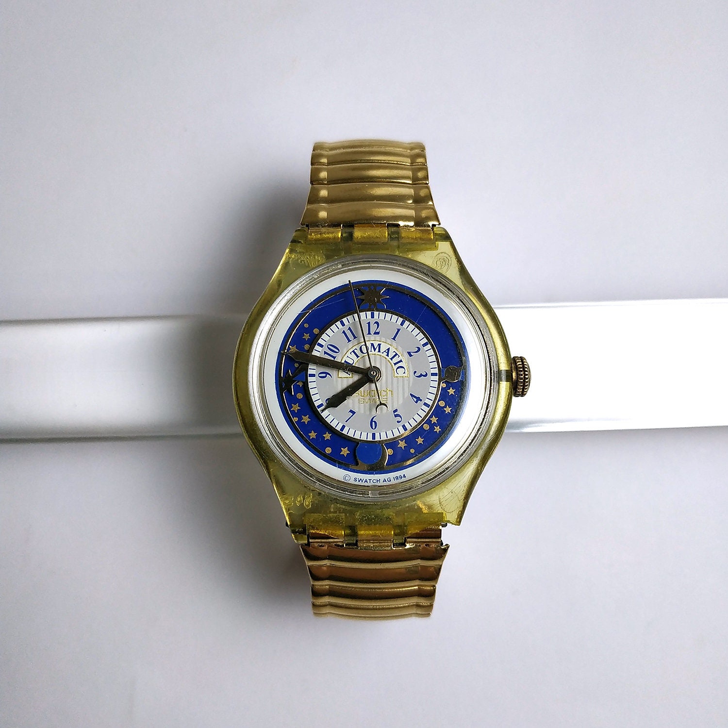 SWATCH SWISS AUTOMATIC Wristwatch. Stretch /elastic Bracelet. - Etsy