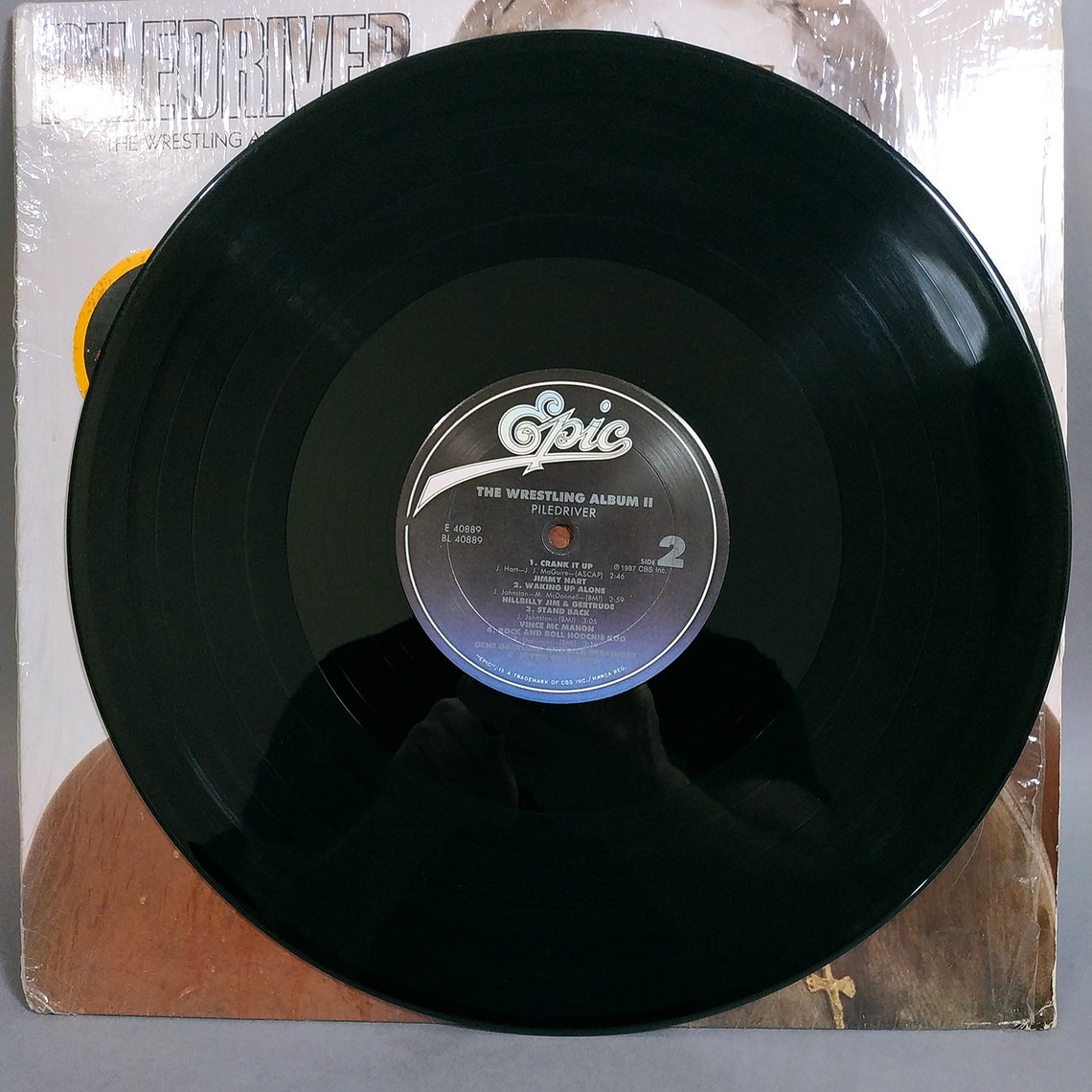 Rare PILEDRIVER. the Wrestling Album II. 1987 CBS Inc. Epic Records - Etsy