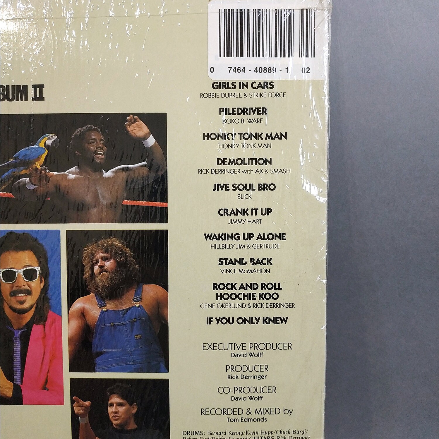 Rare PILEDRIVER. the Wrestling Album II. 1987 CBS Inc. Epic Records ...