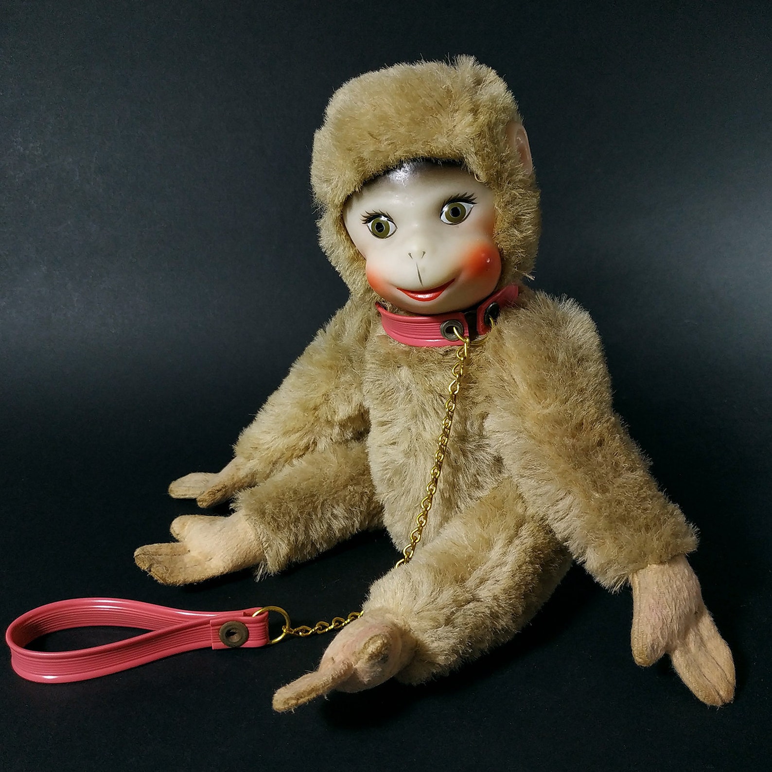 SCHUCO Monkey. Vintage Mohair Stuffing Toy. Germany - Etsy