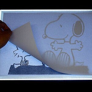 Premium Back Lit Translucent Paper Film for Light Box Artist Display ...