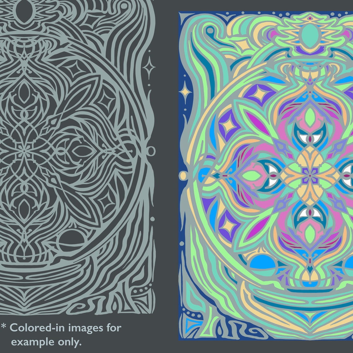 Printable Coloring Pages. Mandalas Vol 2: Digital Download of | Etsy