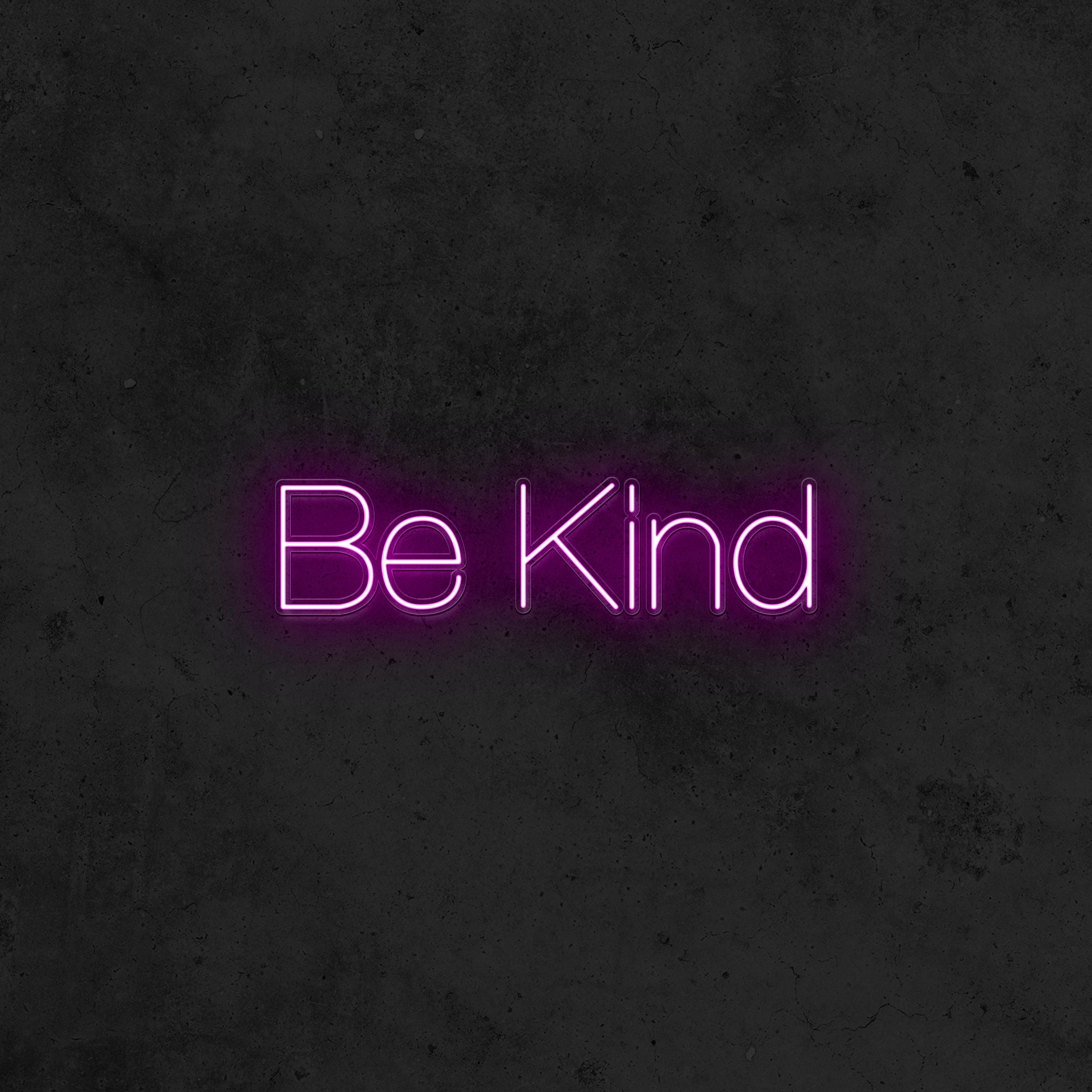 Be Kind Bedroom Neon Sign Quote Wall Sign Light up Sign | Etsy