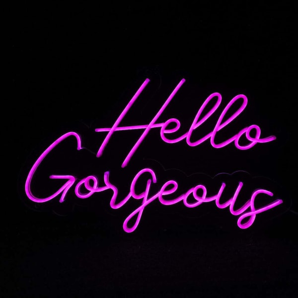 Pink Neon Sign - Etsy