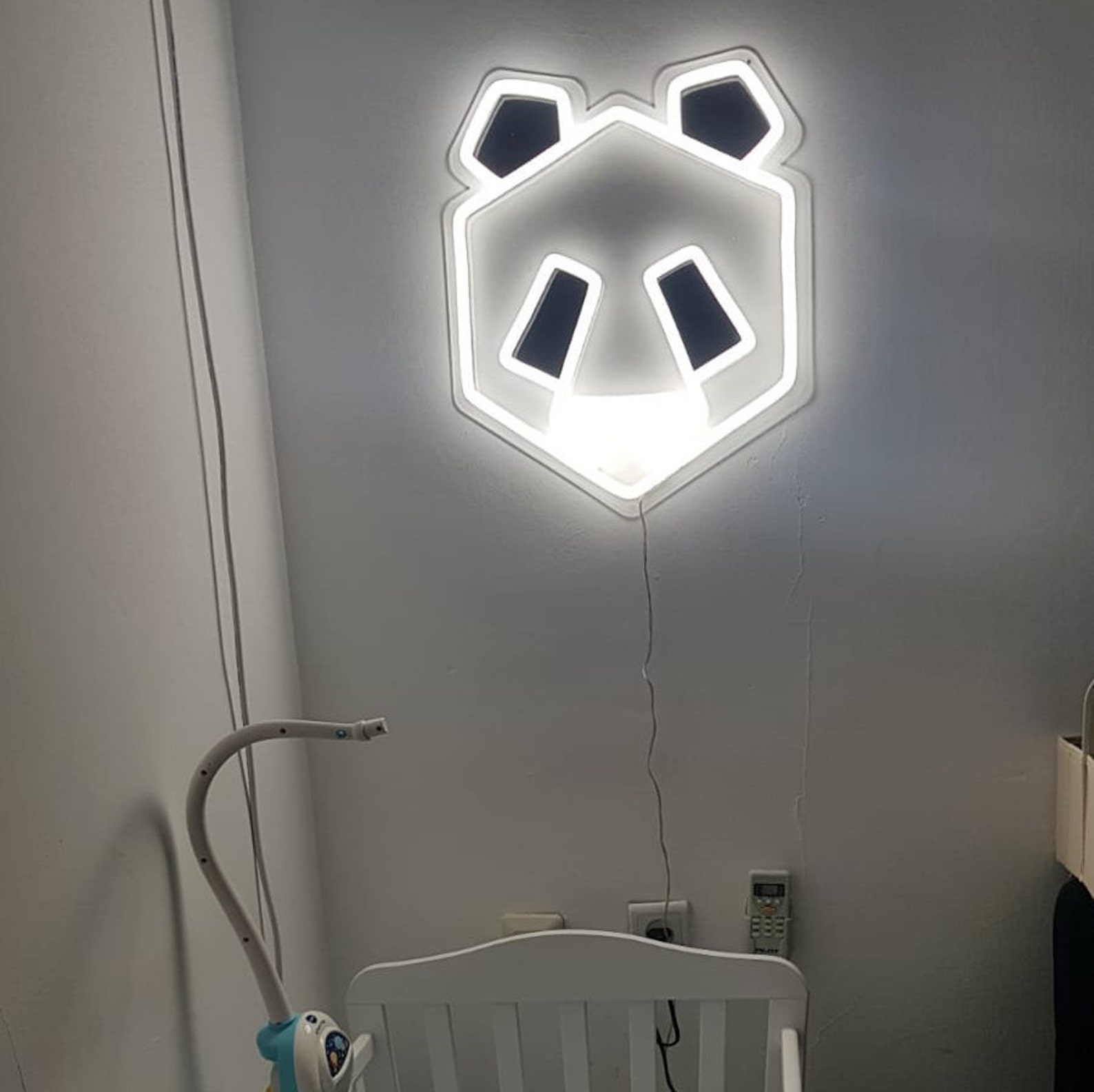 Panda Neon Sign Animal Sign Panda Lover Gift | Etsy