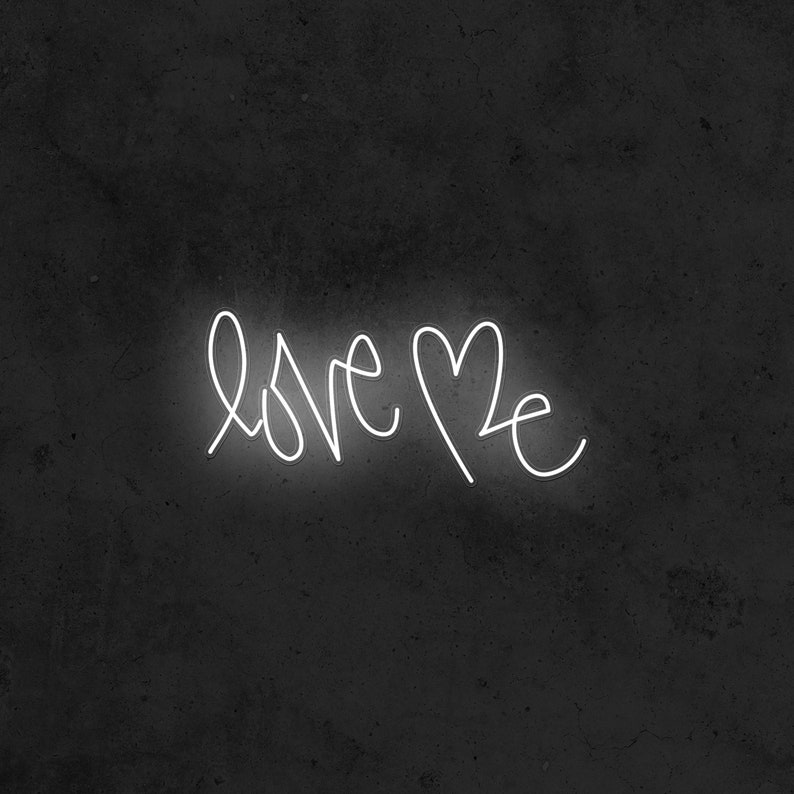 Love Me Neon Sign Perfect Neon Sign for Girls Room Dacoretion | Etsy