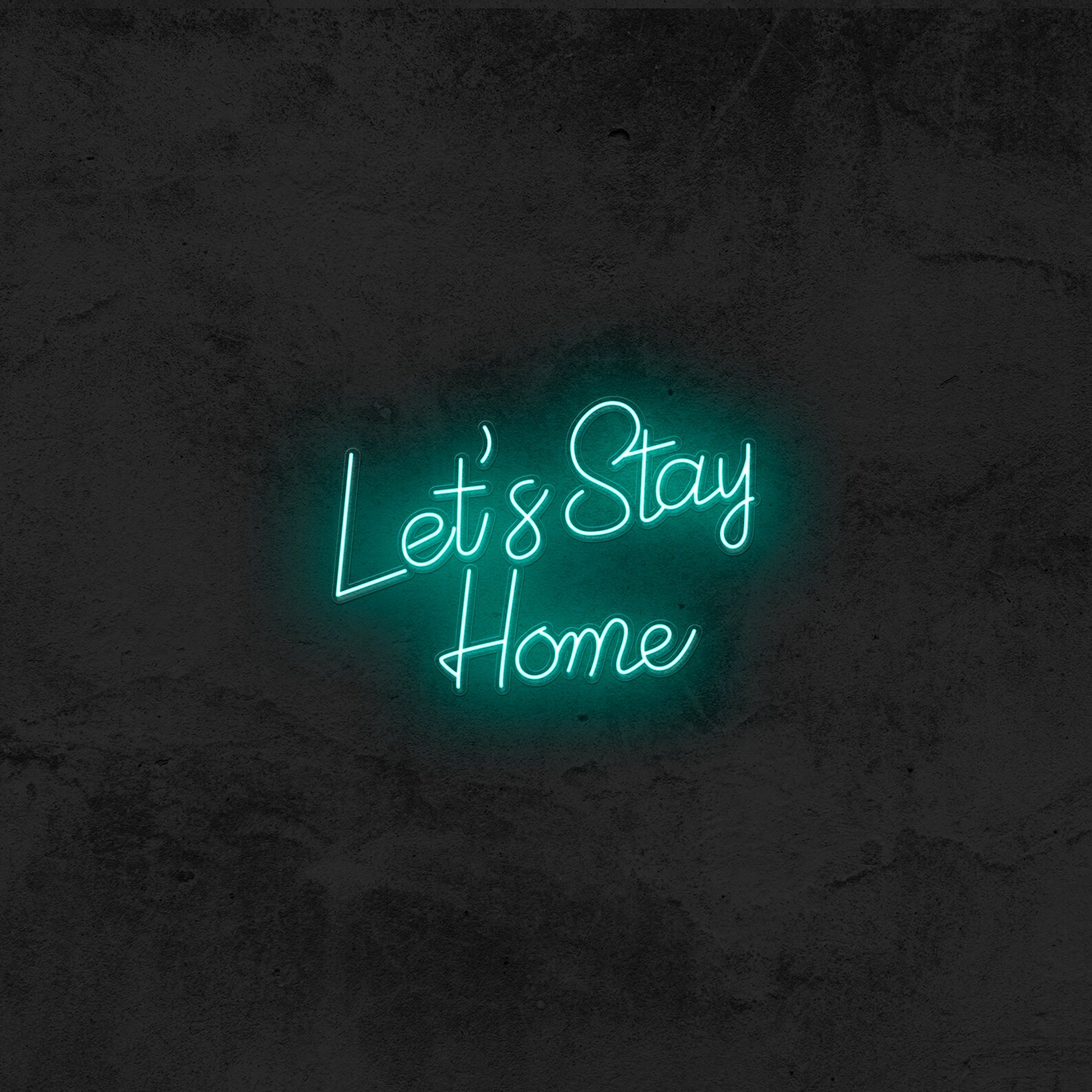 Lets Stay Home, Neon Sign, Signs, Neon Lights, Bedroom Wall Art, Living ...
