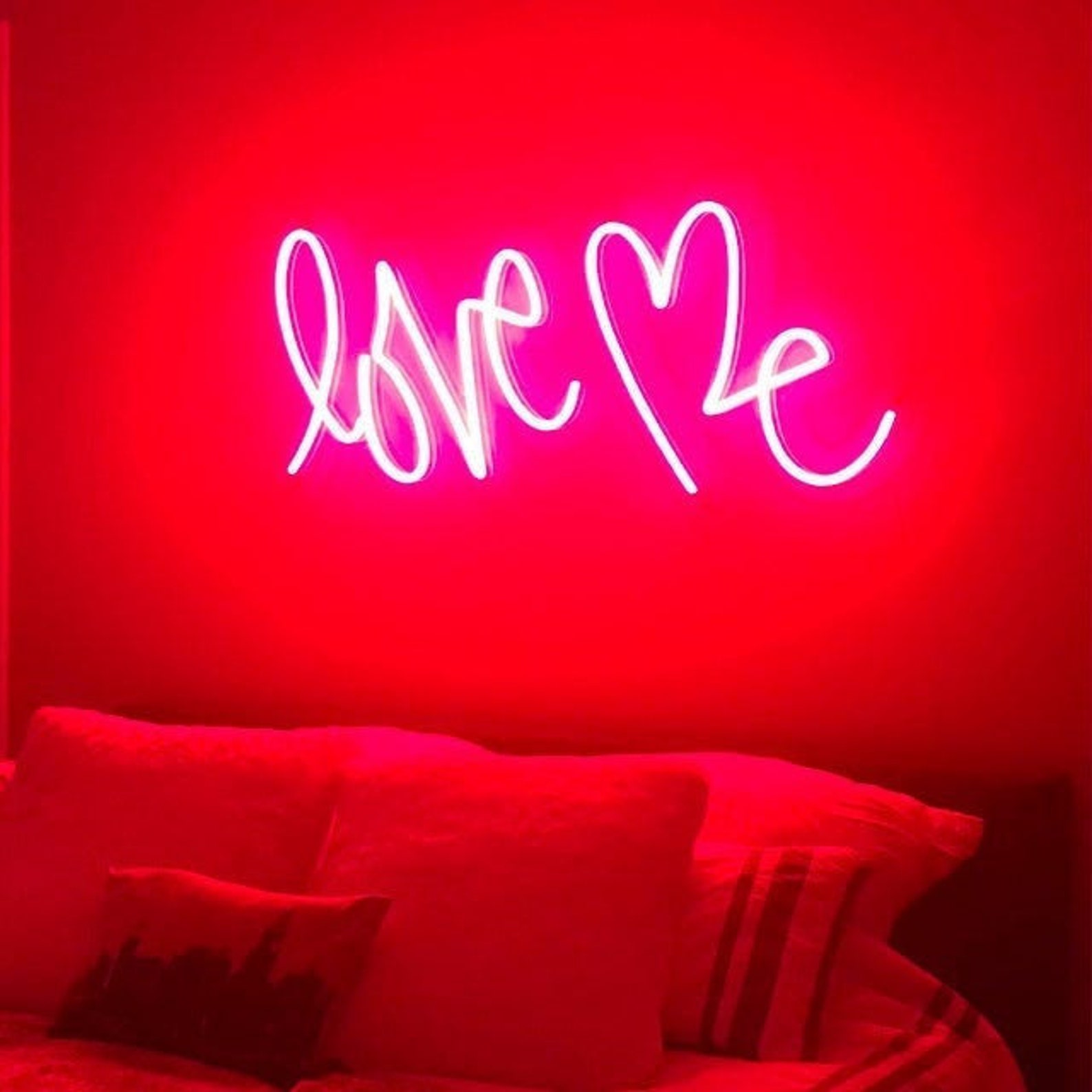 Love Me Neon Sign Perfect Neon Sign for Girls Room Dacoretion | Etsy