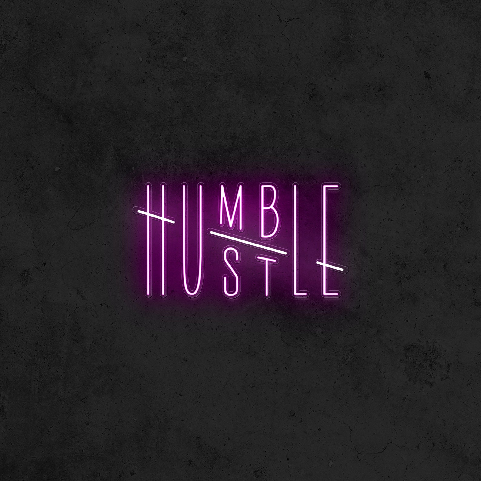 Hustle Humble Neon Sign Custom Neon Sign Neon Sign LED - Etsy