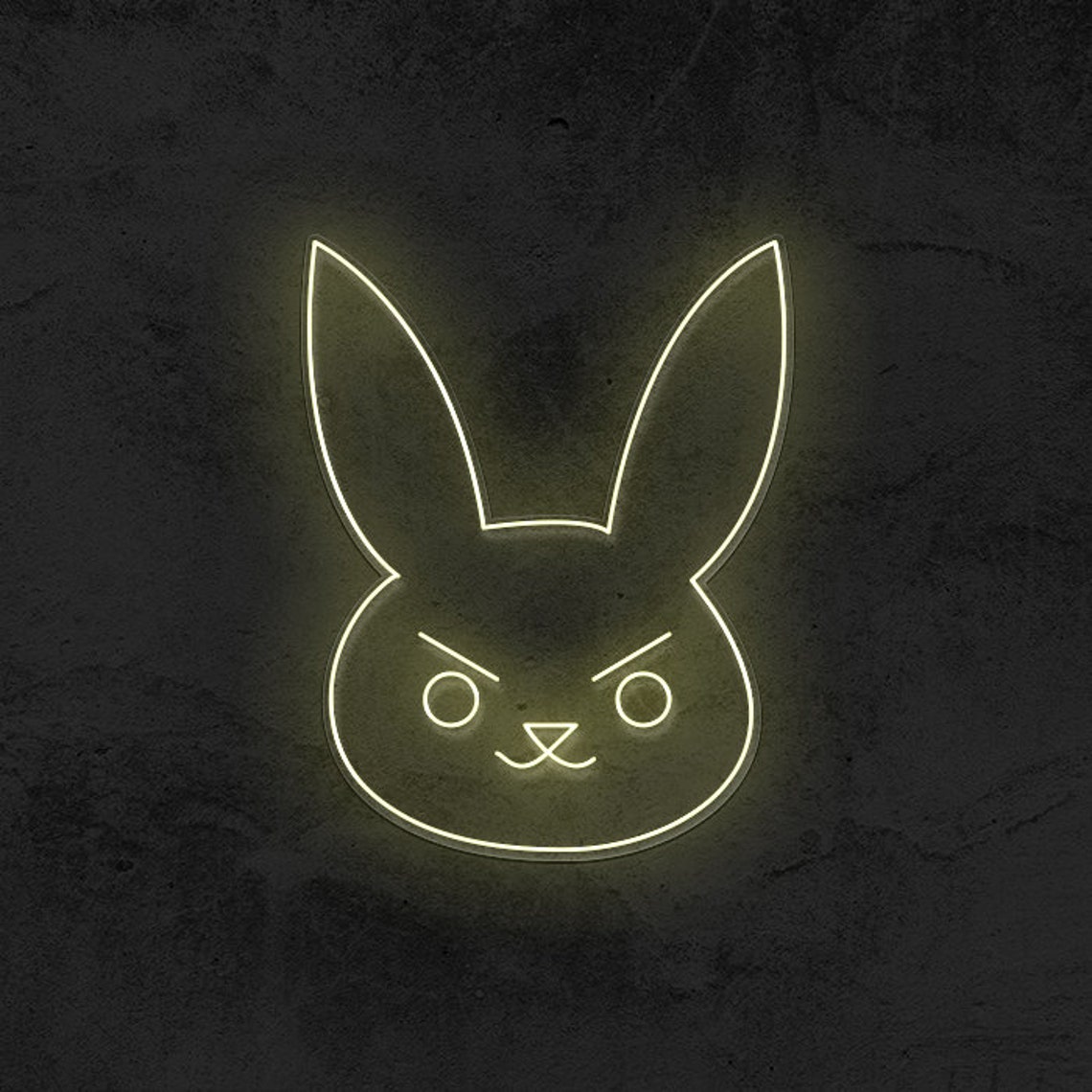 D-VA Hase Neon Schild, Anime Neon Schild, Wandkunst, Neon Geschenk ...