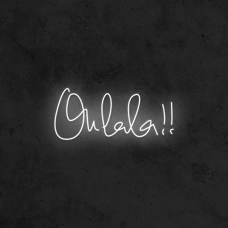Oh La La French Neon Sign - Etsy