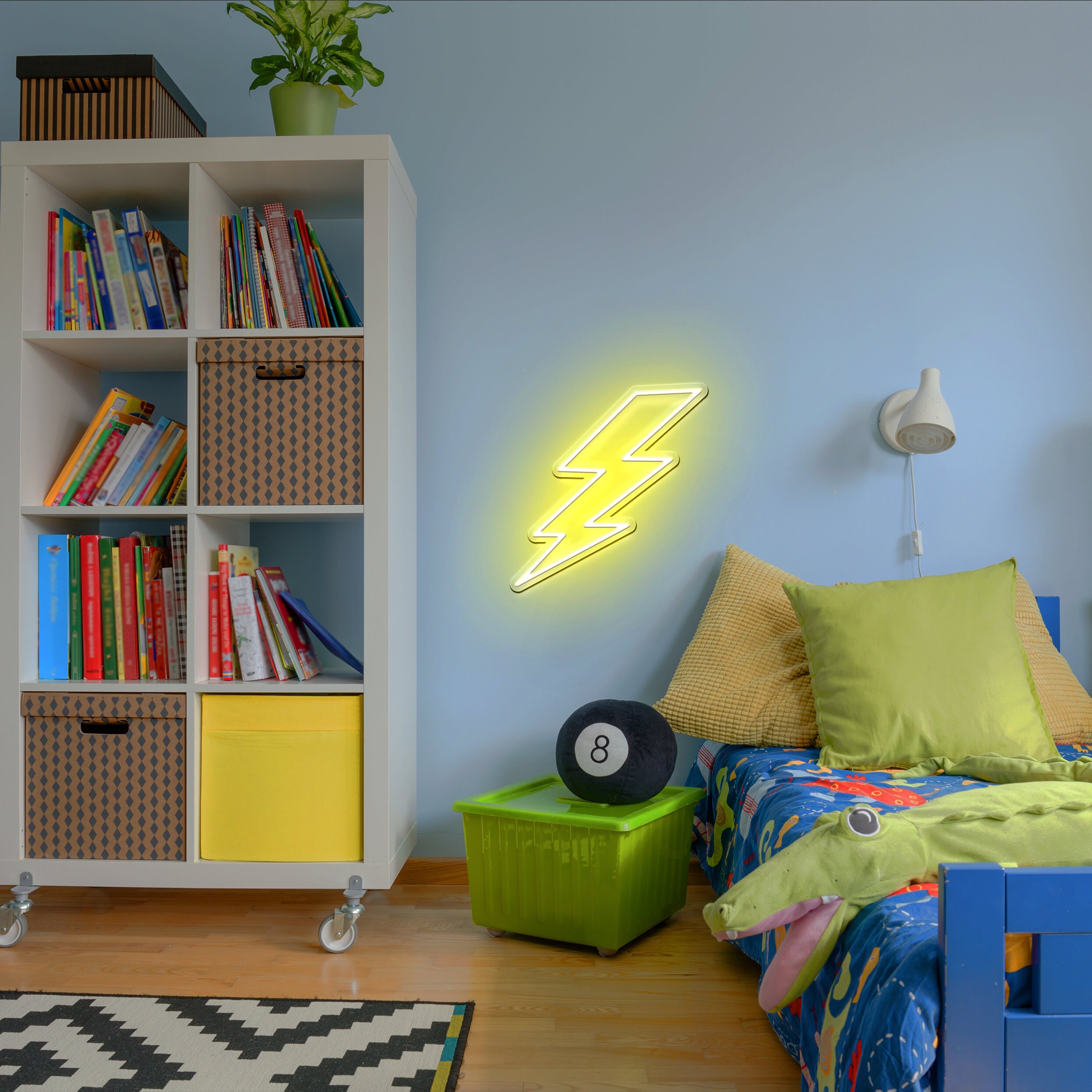 Lightning Bolt LED Sign Neon Wall Sign Nursery Decor Kids | Etsy